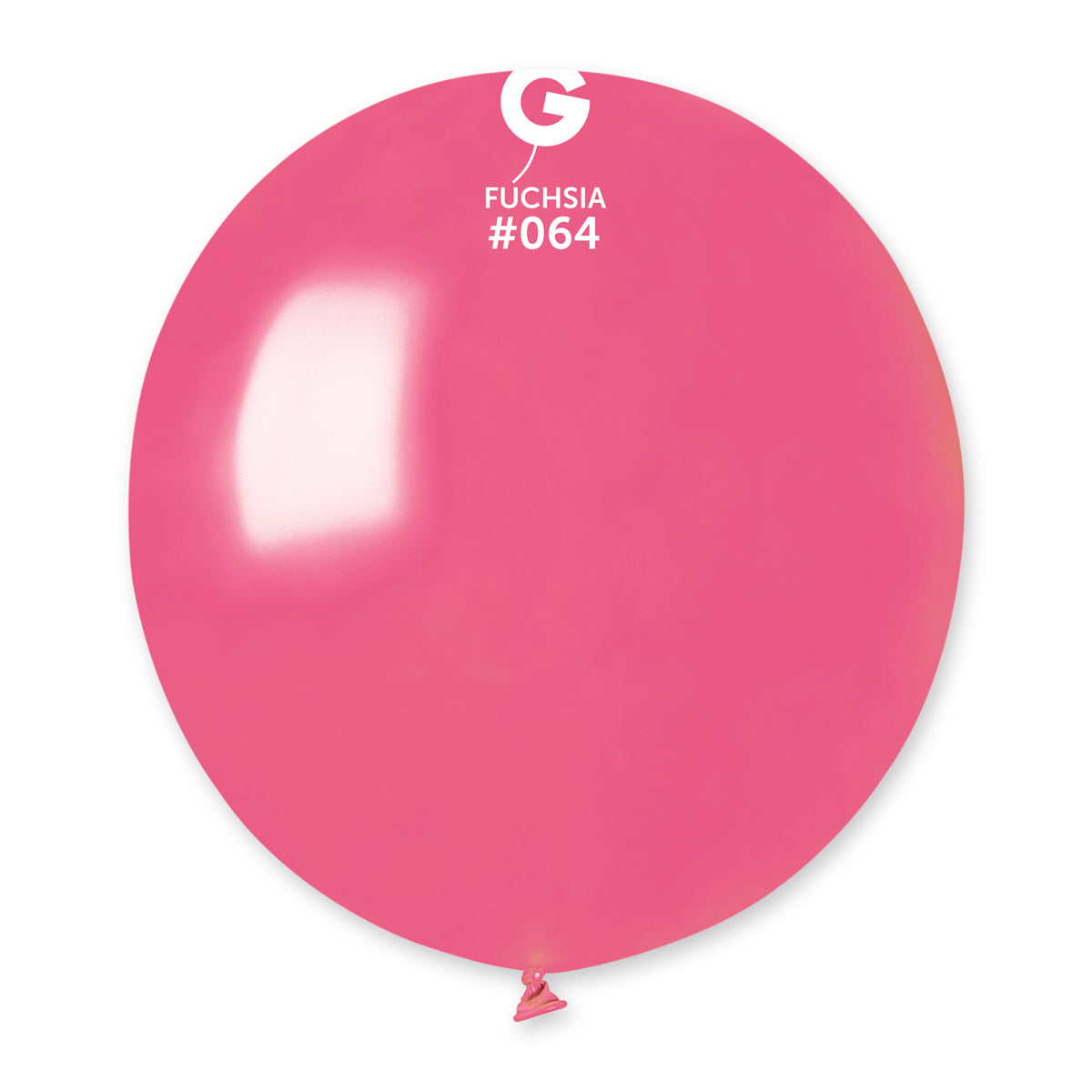 19" Latex Balloon - #064 Metallic Fuchsia - 25pcs — Balloon Nerds